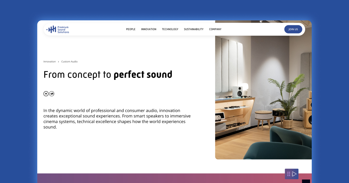 Custom Audio Solutions - Bespoke Sound Systems & Tailored Audio Engineering